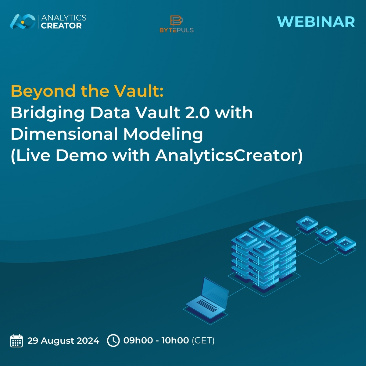 Event: Beyond the Vault: Bridging Data Vault 2.0 with Dimensional Modeling (Live Demo with ...